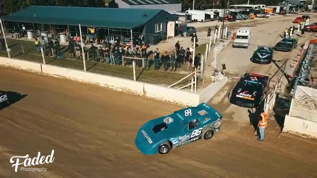 South Island Super Saloon Championship Heat 1 - Central Motor Speedway ...