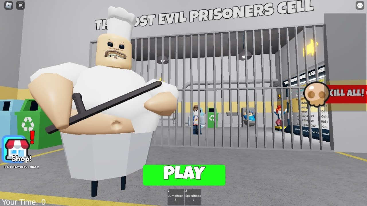 NEW GARRY THE CHEF BARRY'S PRISON RUN!OBBY EASY MODE#roblox - YouTube