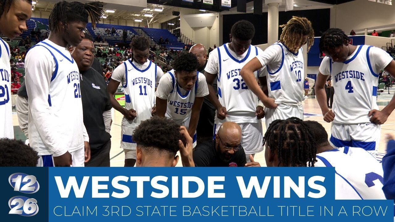 Westside Patriots claim 3rd state basketball title in a row - YouTube