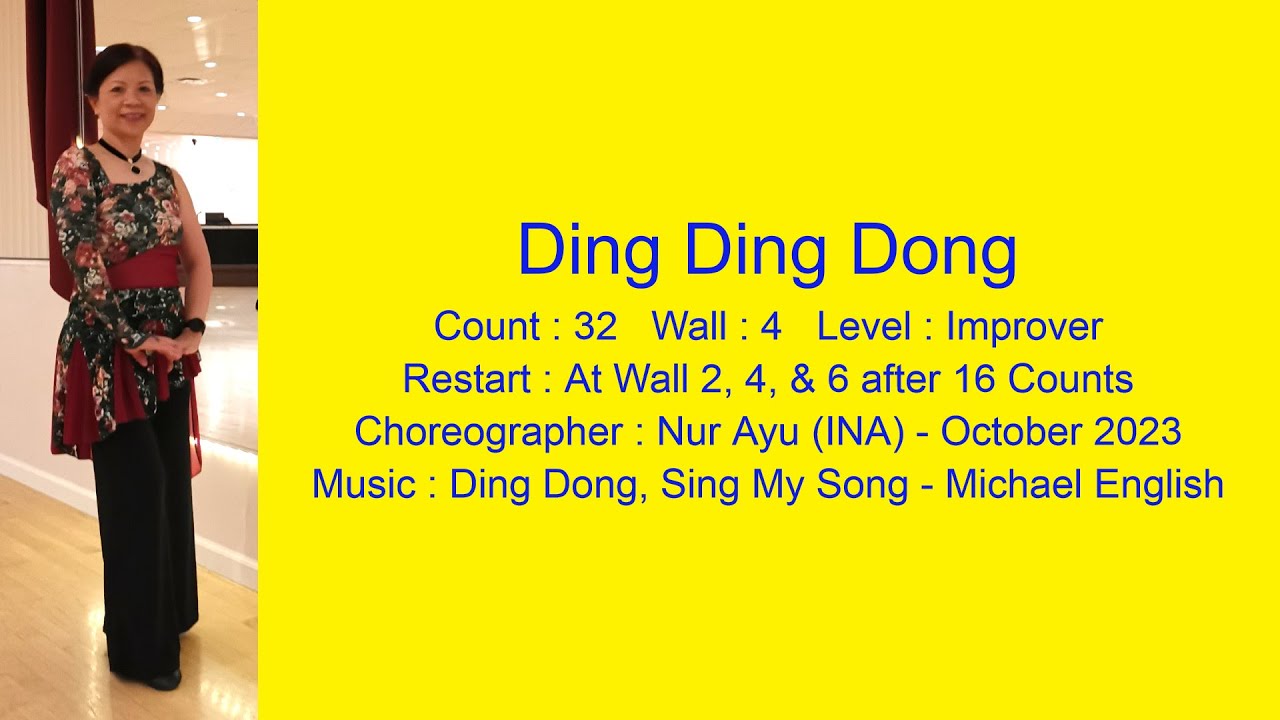 Ding Ding Dong Line Dance Walk Thru & Demo - YouTube