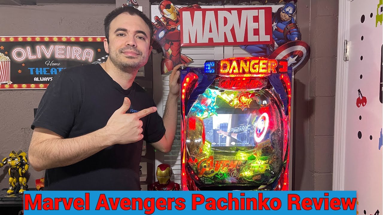 Marvel Avengers Pachinko Arcade Slot Machine - Amazing Man Cave ...