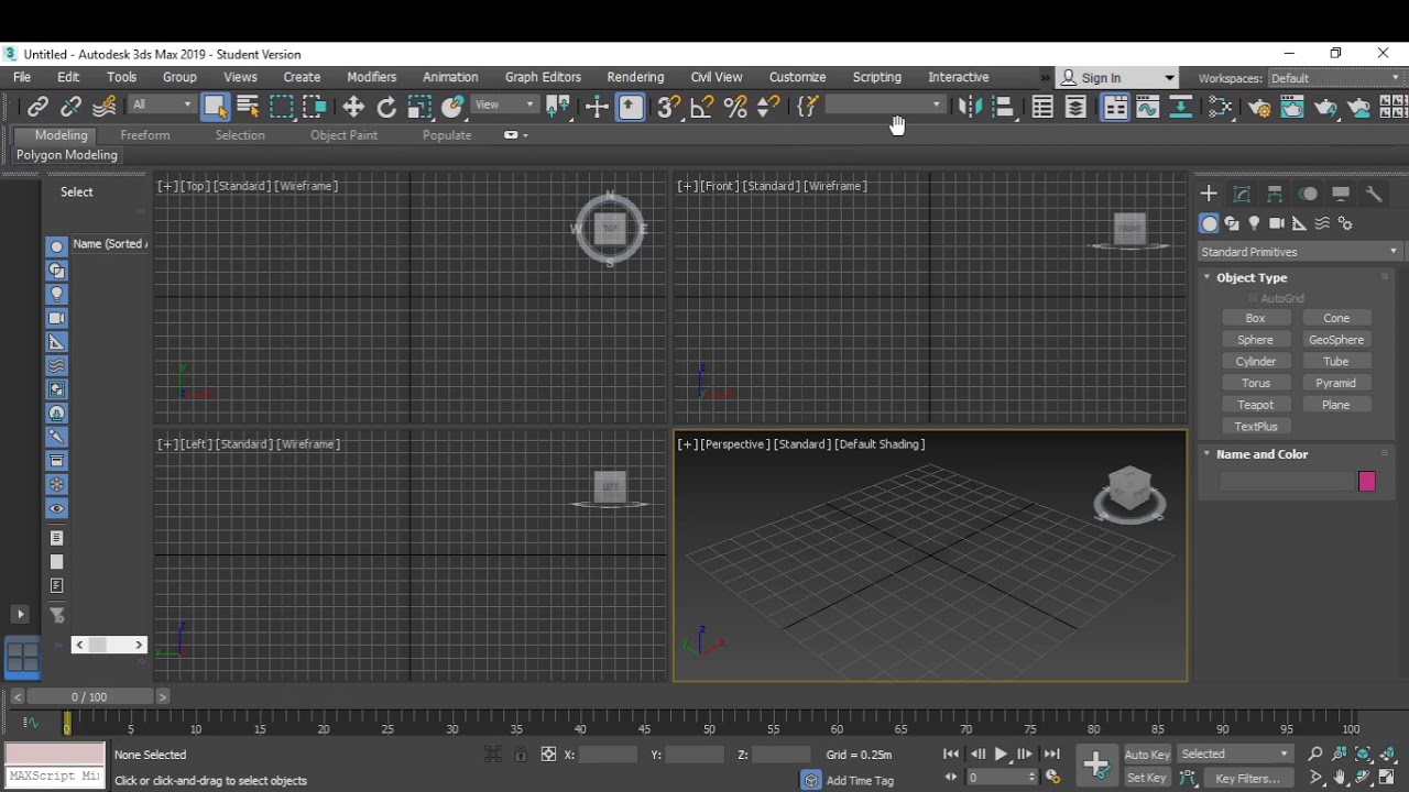 3ds Max 2019 01 reconociendo interfaz - YouTube