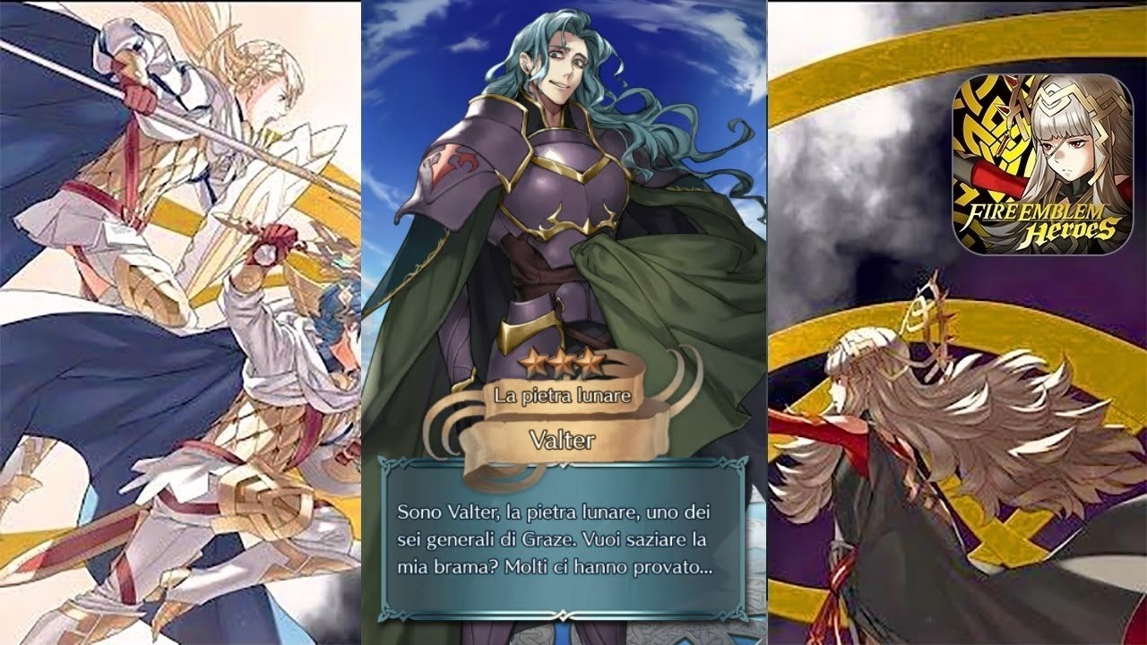 Fire Emblem Heroes (Android) Valter Grand Hero Battle - Gameplay ITA ...