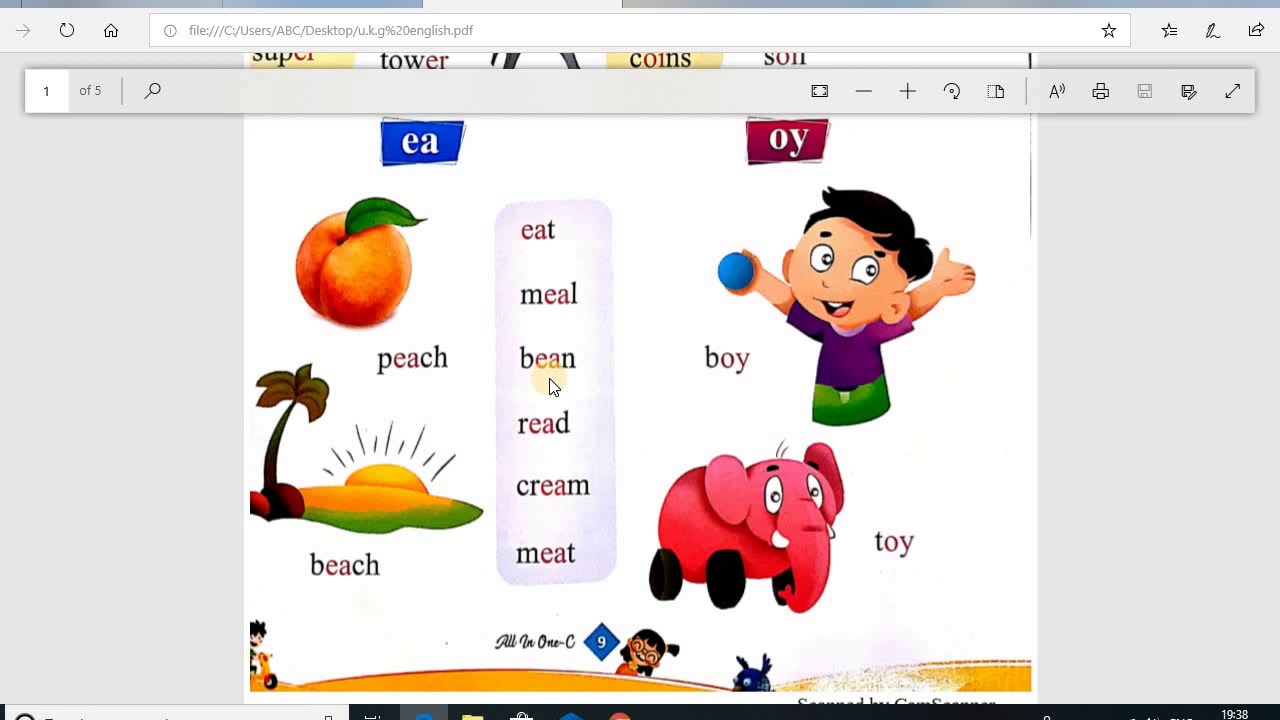 kg 2 english - YouTube