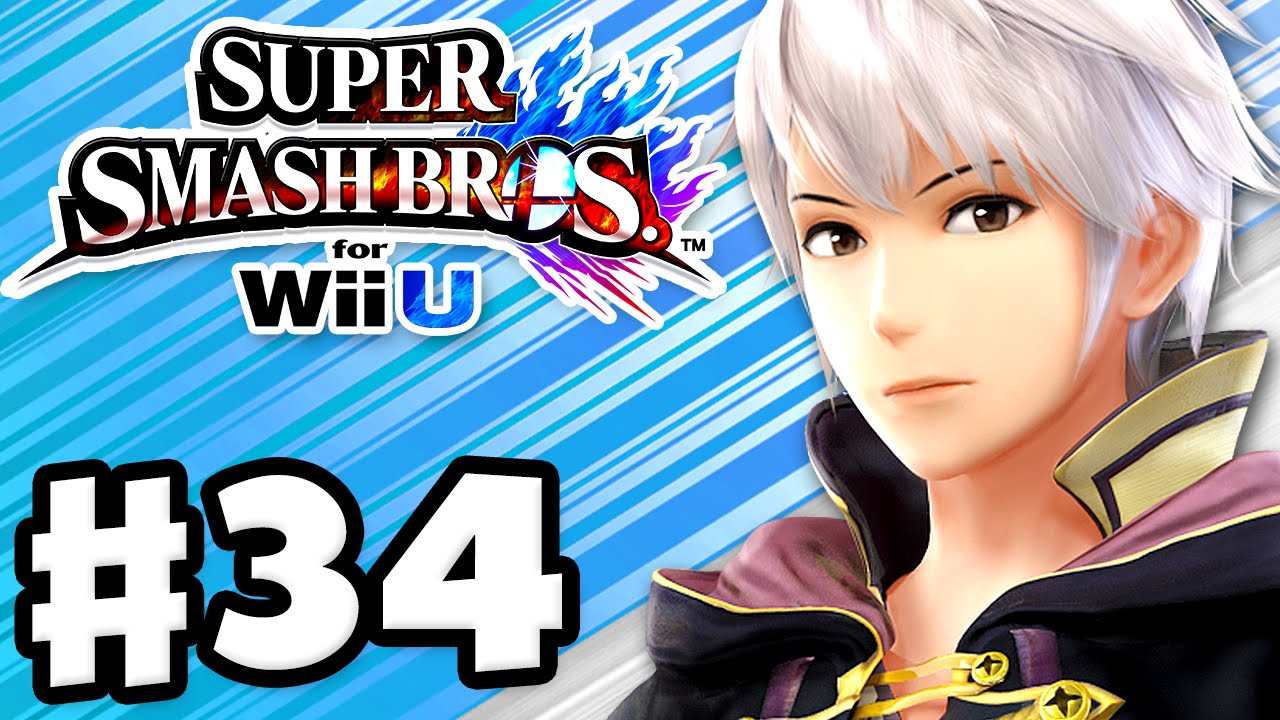 Super Smash Bros. Wii U - Gameplay Walkthrough Part 34 - Robin ...