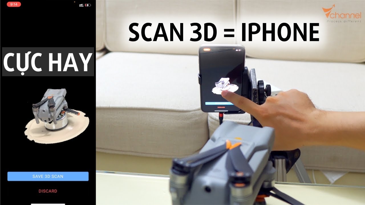 Cách biến ĐIỆN THOẠI thành MÁY SCAN 3D cực hay - YouTube