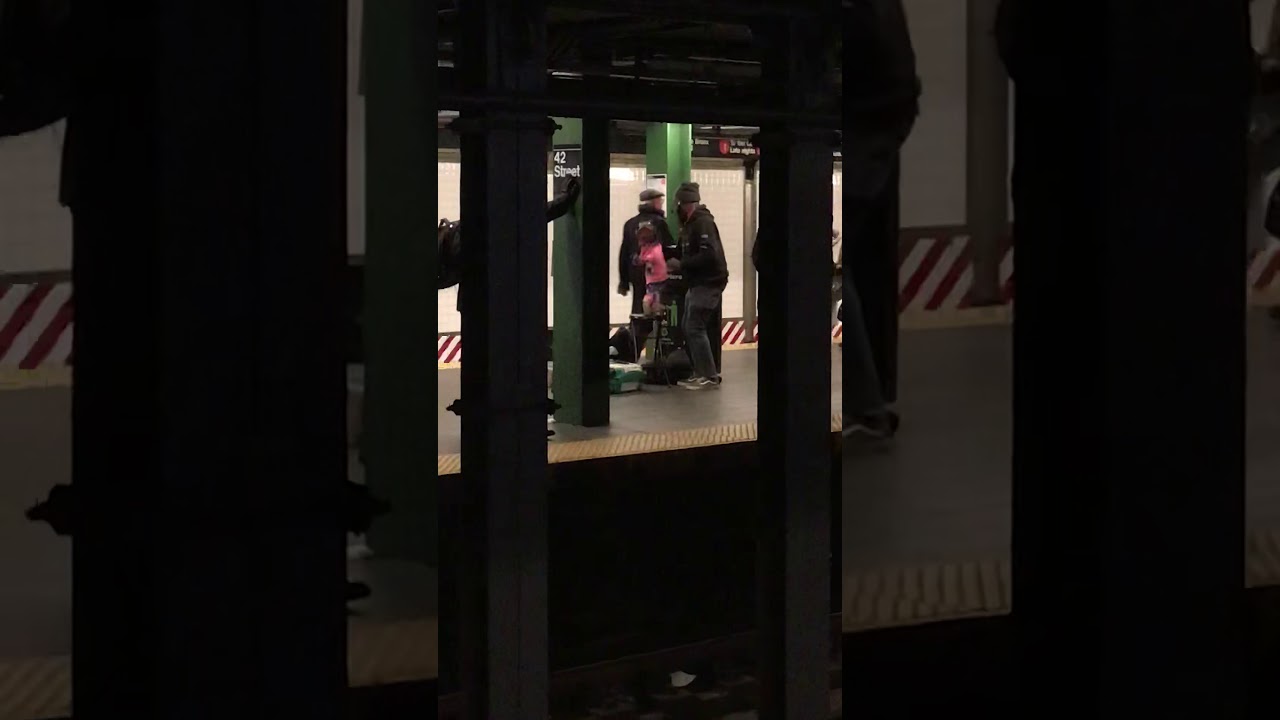 Dancing Doll Times Square Subway NYC - YouTube