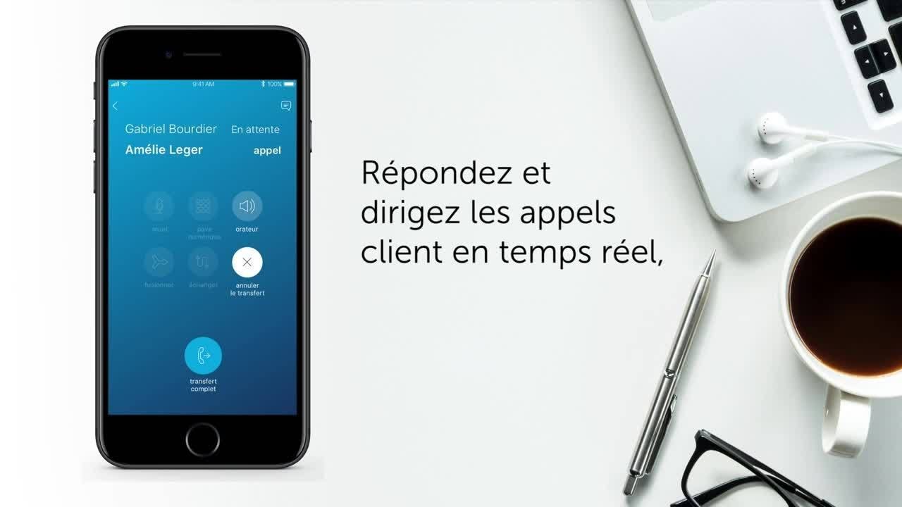 MiVoice Office Mobile Application : présentation générale - YouTube