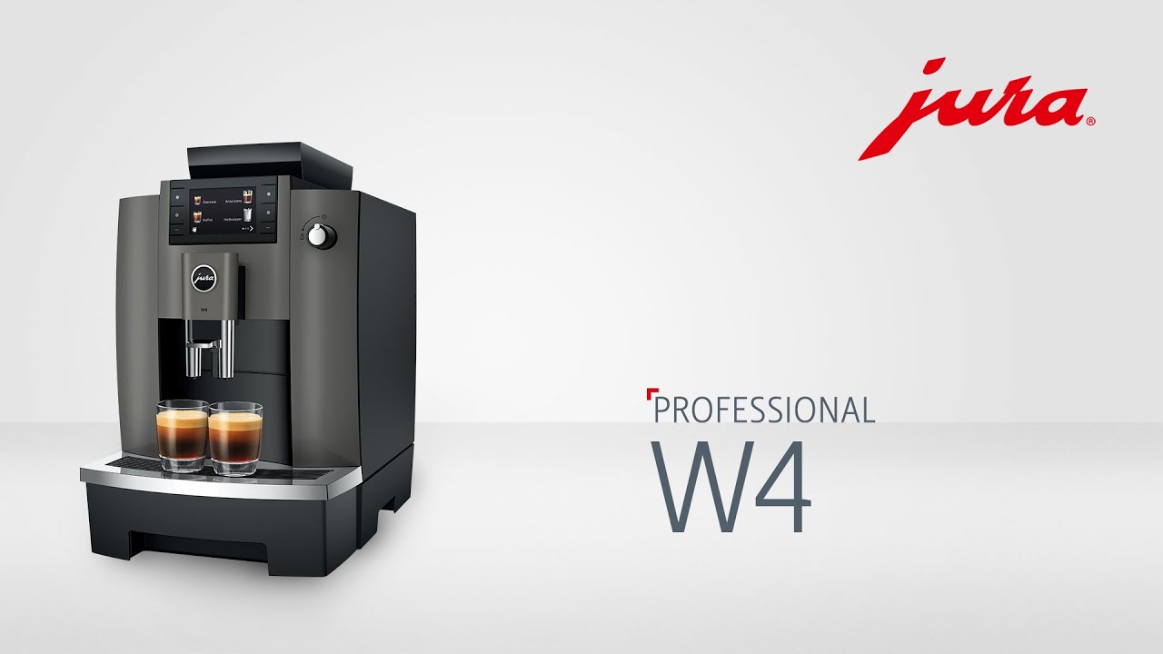 JURA W4 - fully automatic coffee machine - YouTube