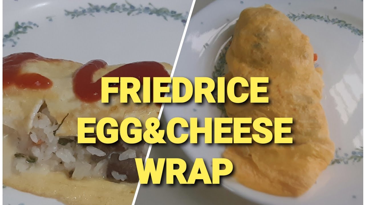 FRIED RICE WRAP with CHESE & EGG| by Alma - YouTube