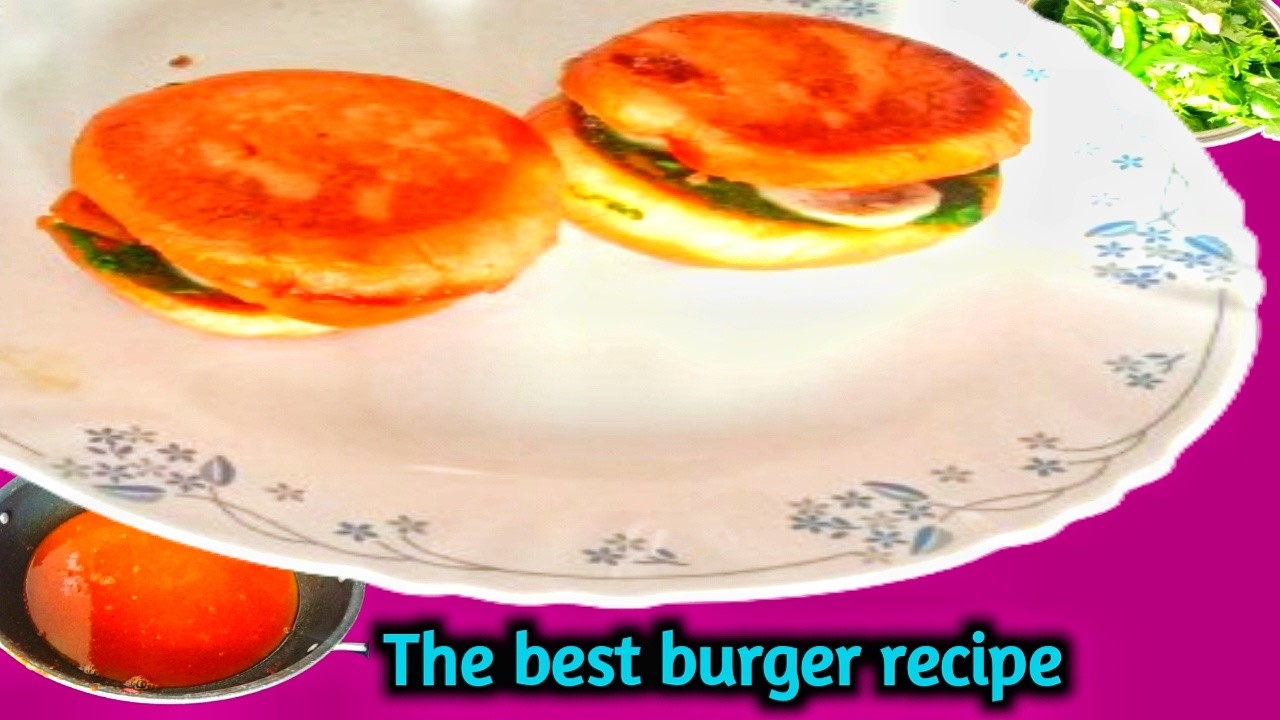 नये तरीके का अनोखा बर्गर The Best Burger Recipe at Home।Burger with ...