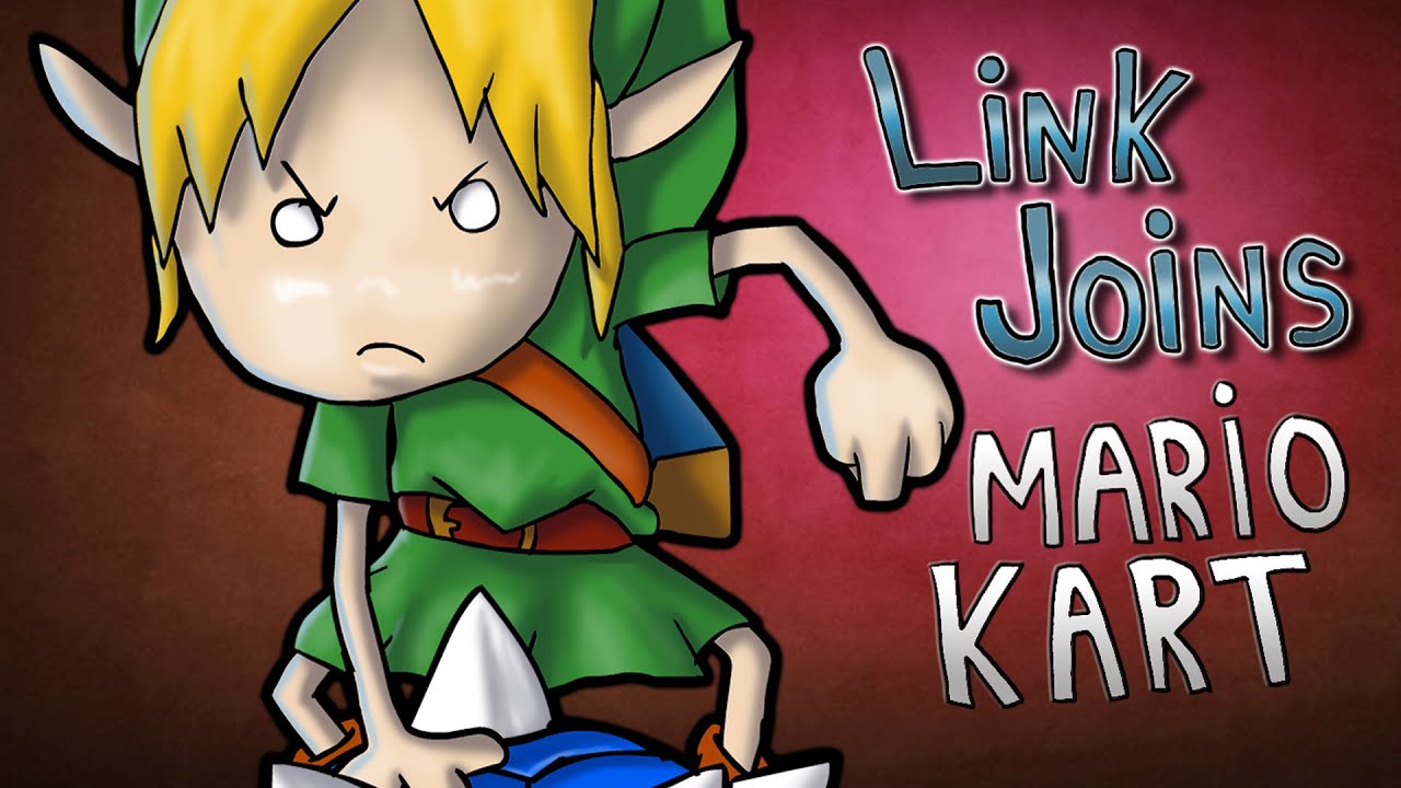 Link Joins Mario Kart - YouTube