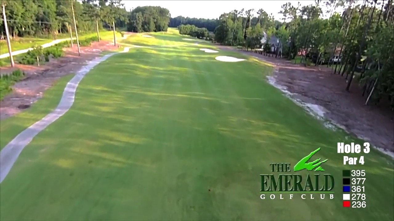 THE EMERALD GOLF CLUB HOLE #3 - YouTube