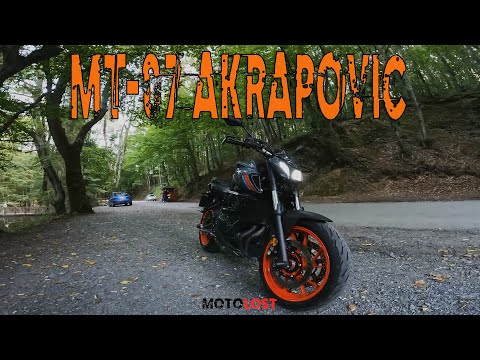 2022 MT07 AKRAPOVİC EGSOZ - MUHTEŞEM EGSOZ SESİ - TORK CANAVARI