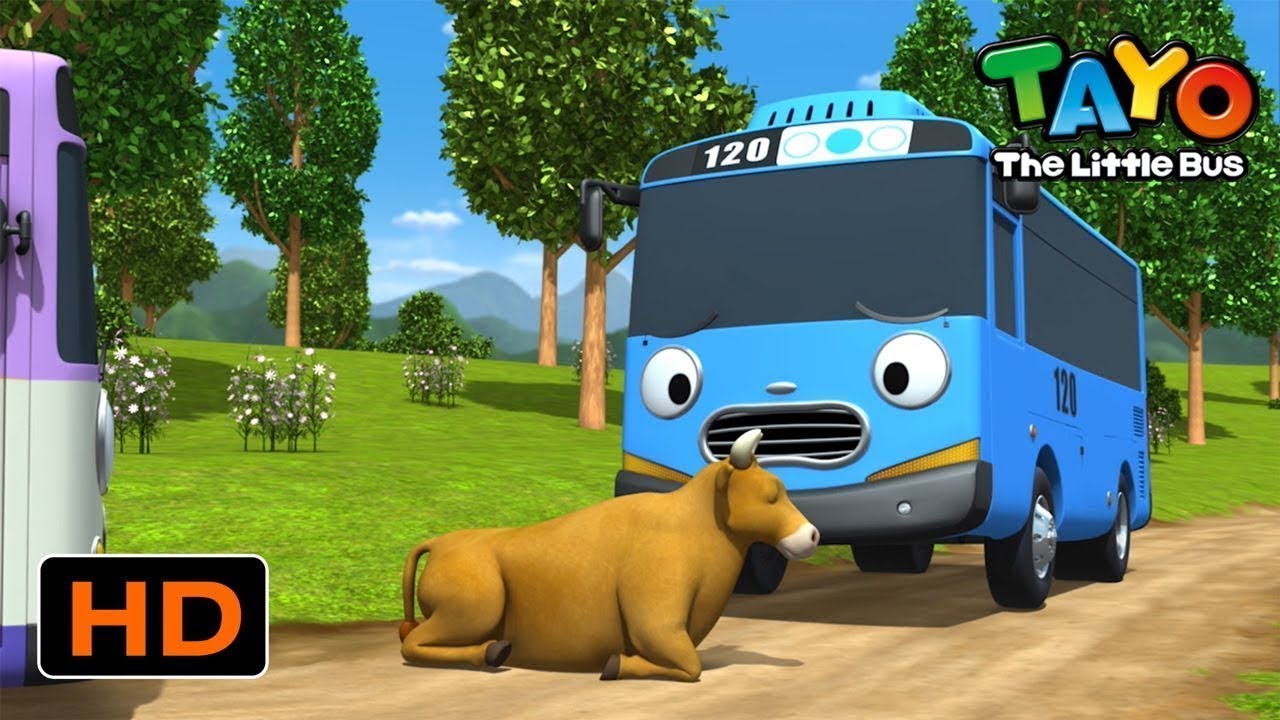 Tayo English Episodes l A Cow Blocks Tayo On the Road! l Tayo Episode ...