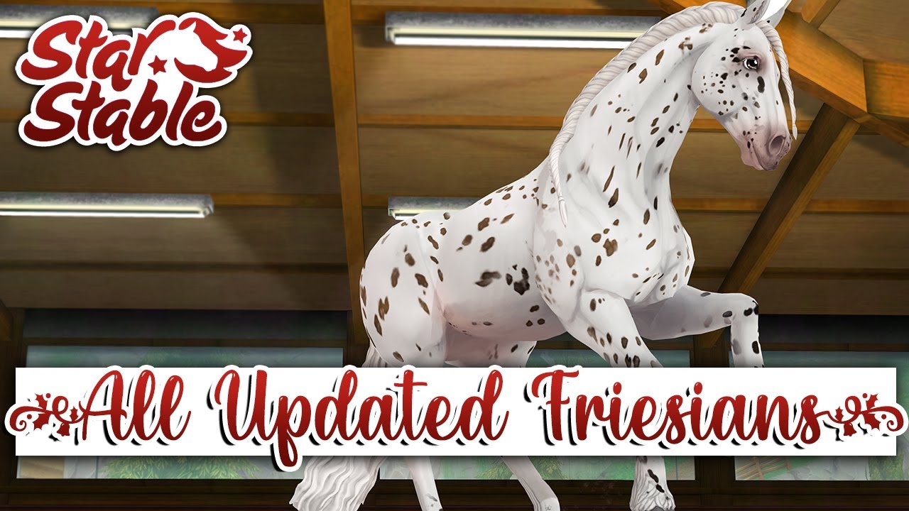 Star Stable Buying ALL of the UPDATED Friesians 😍 All coats + mane ...