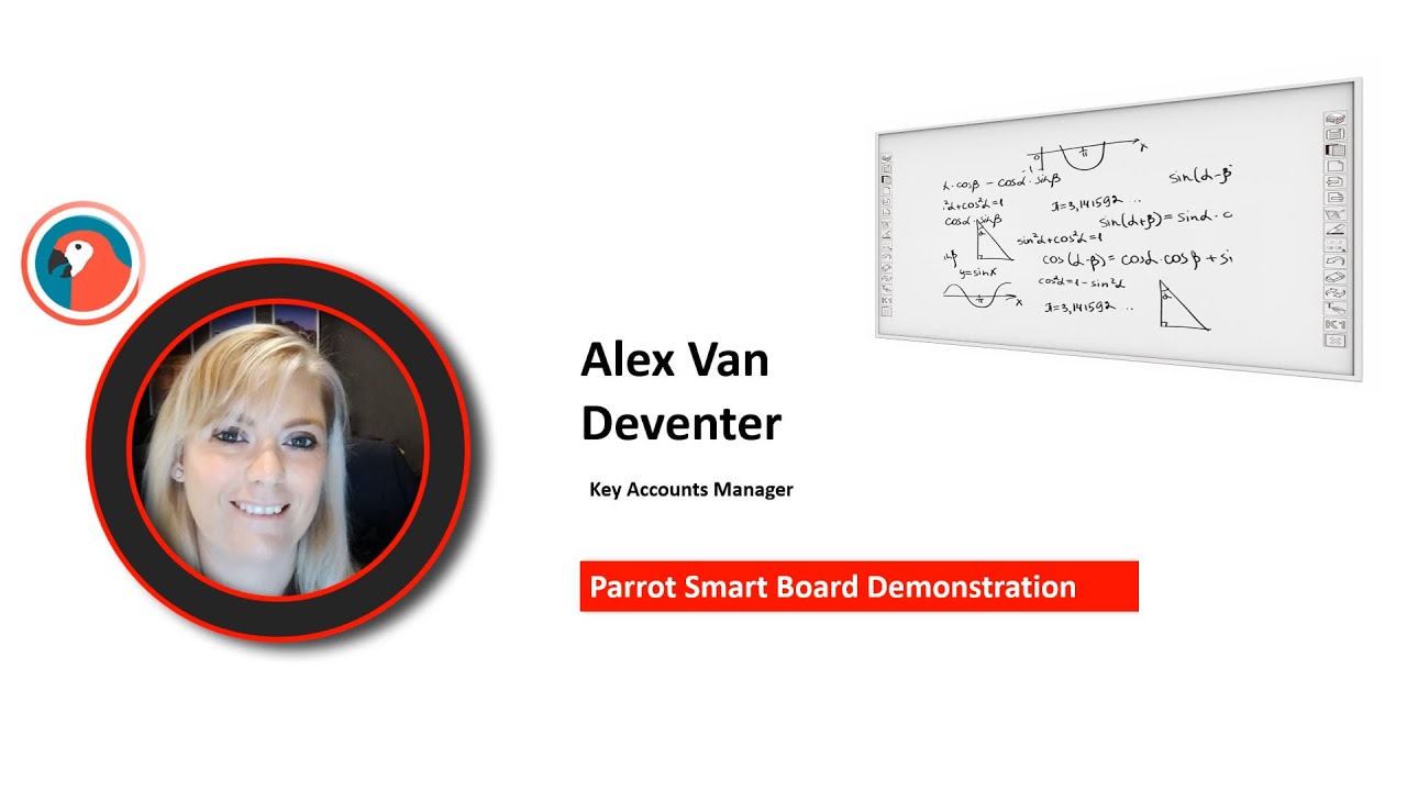 Parrot Smart Whiteboard Demonstration - YouTube