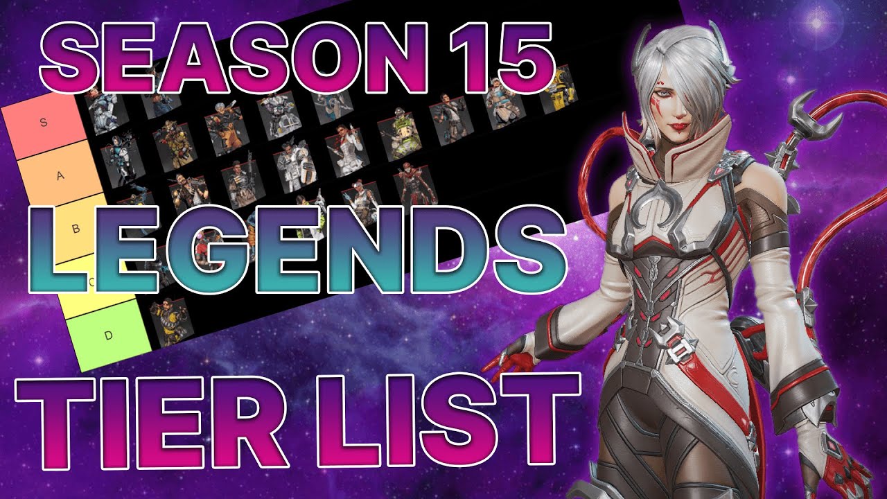 SEASON 15 LEGEND TIER LIST - APEX LEGENDS - RANKED TIER LIST - YouTube