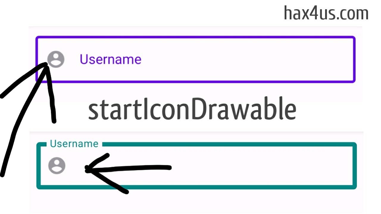 5 Outlined Textinputlayout Add A Leading Icon Starticondrawable Youtube