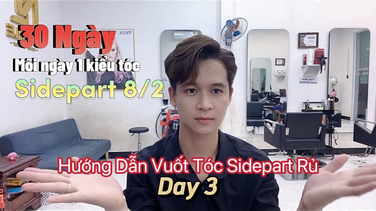 Hướng Dẫn Tạo Kiểu Sidepart 8/2 | Seri 30 Ngày - Mõi Ngày 1 Kiểu Tóc ...