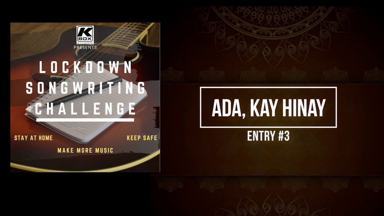 ADA KAY HINAY - Entry#3 - YouTube