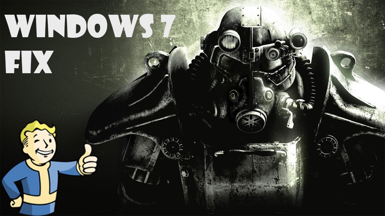 Fallout 3 Windows 7 fix - YouTube