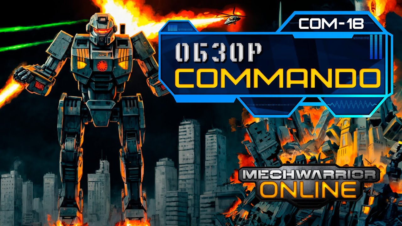 ОбЗОР COMMANDO - COM-1B / MechWarrior Online / MWO - YouTube