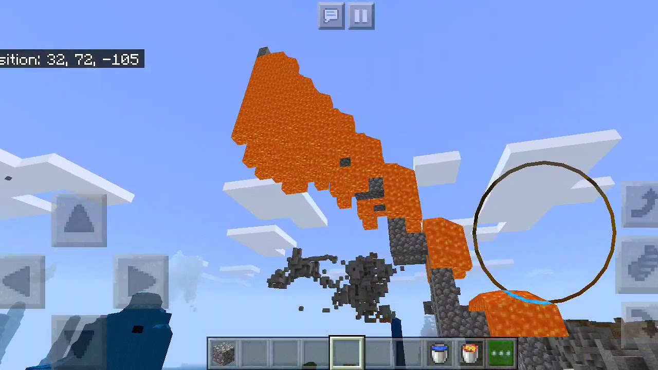 HOW to lava cast in Minecraft - YouTube