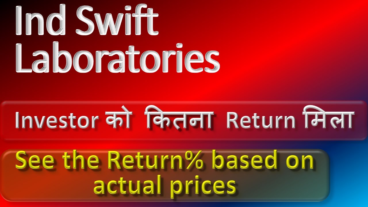 Ind Swift Laboratories Price Analysis - YouTube
