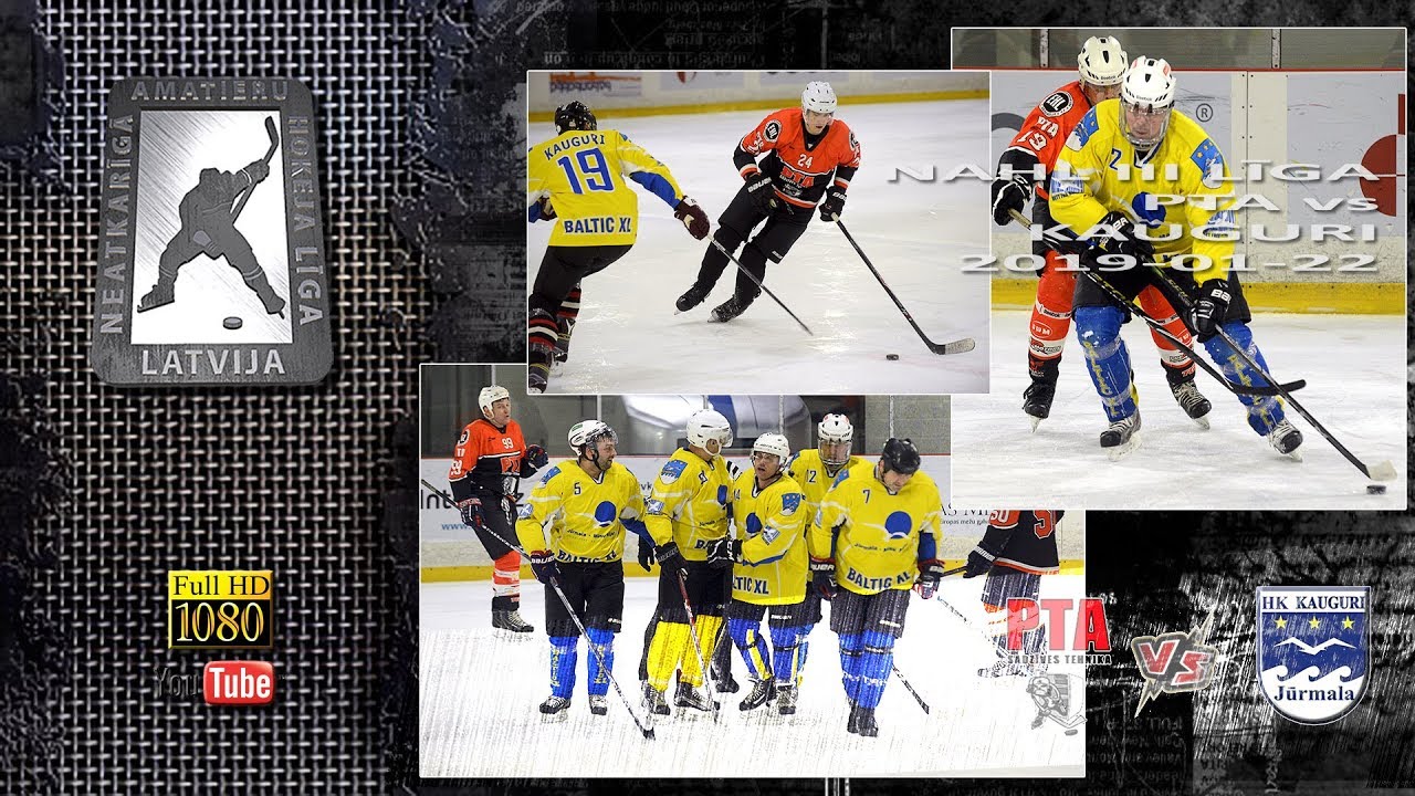 NAHL Riga (2019-01-22). PTA vs Kauguri_Baltc XL (III Liga) - YouTube