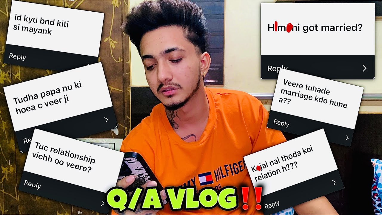 Q/A Vlog⁉️ Sab Koch Krta Clear Tyaan nal dekhyo Sare jane Like Comment ...