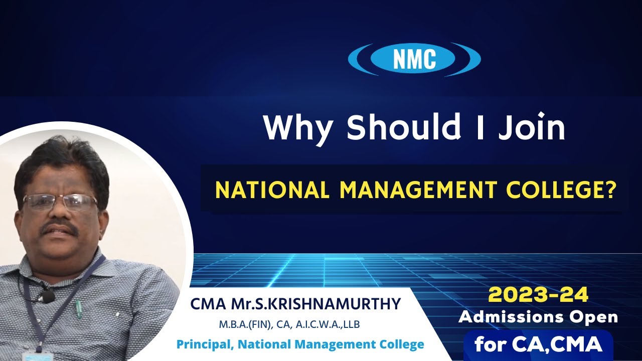 Principal CMA Mr.S.KRISHNAMURTHY M.B.A.(FIN), CA, A.I.C.W.A.,LLB ...