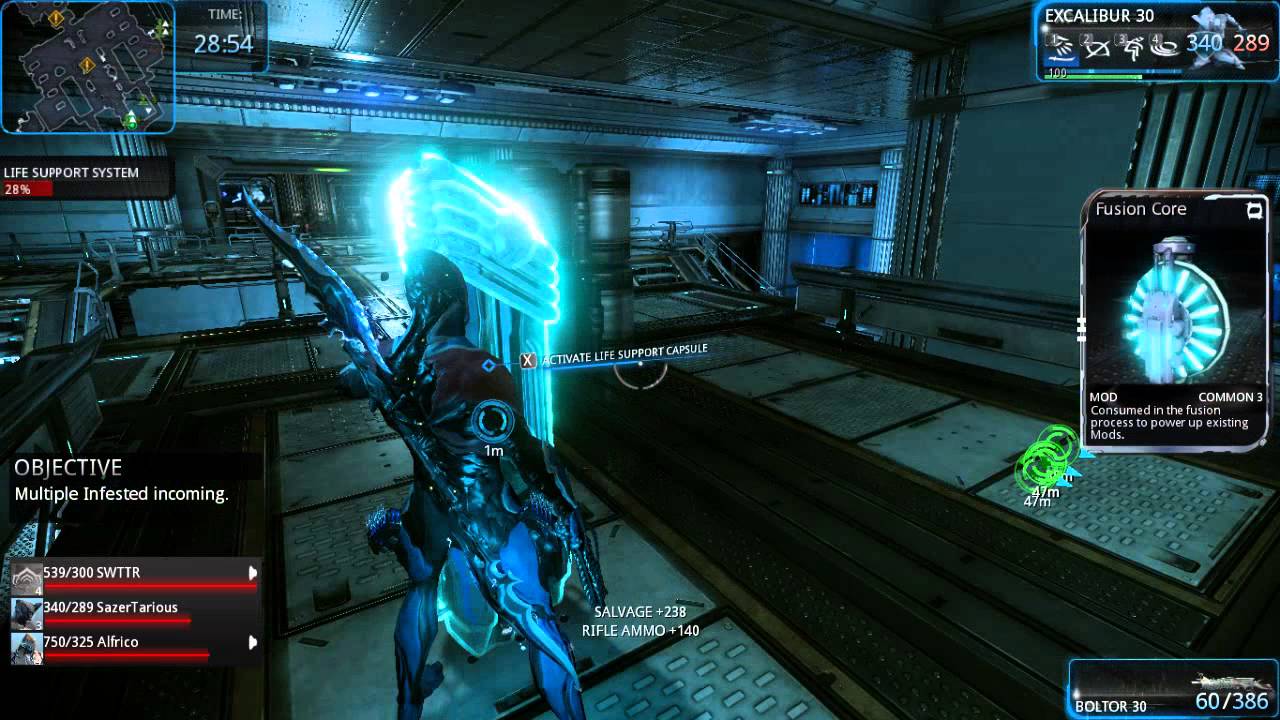 Warframe Mars Infested Survival (Survived 35 Minutes) - YouTube
