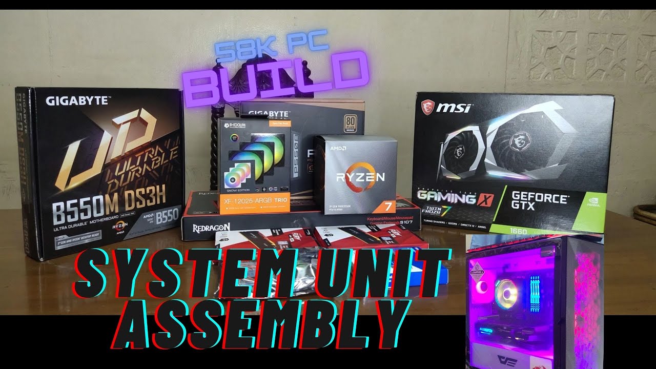 SYSTEM UNIT ASSEMBLY/ 58K BUILD/HOW TO ASSEMBLE? - YouTube