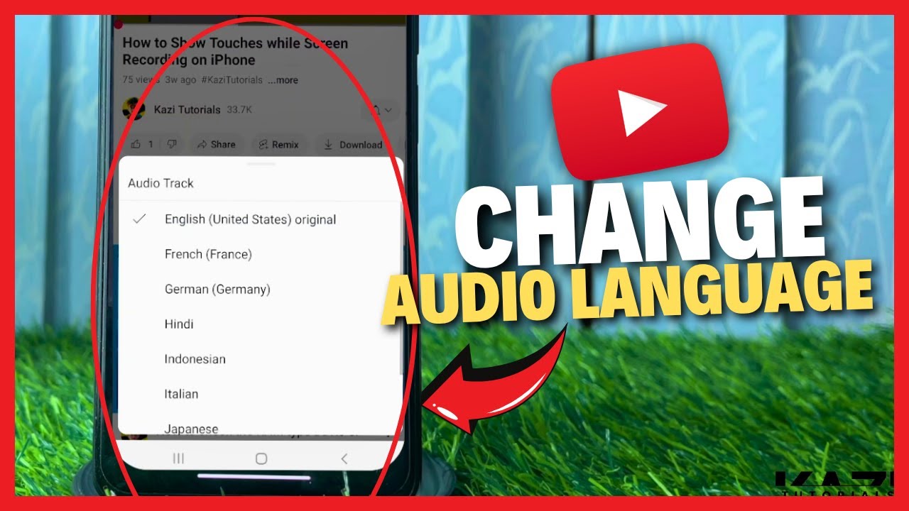 How to Change Audio Language back to English in YouTube Videos - YouTube