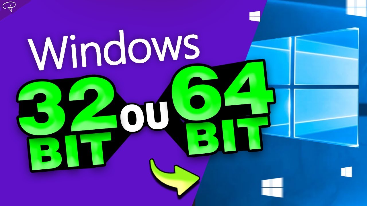 Como verificar se Windows é 32bit ou 64 Bit passo a passo - YouTube
