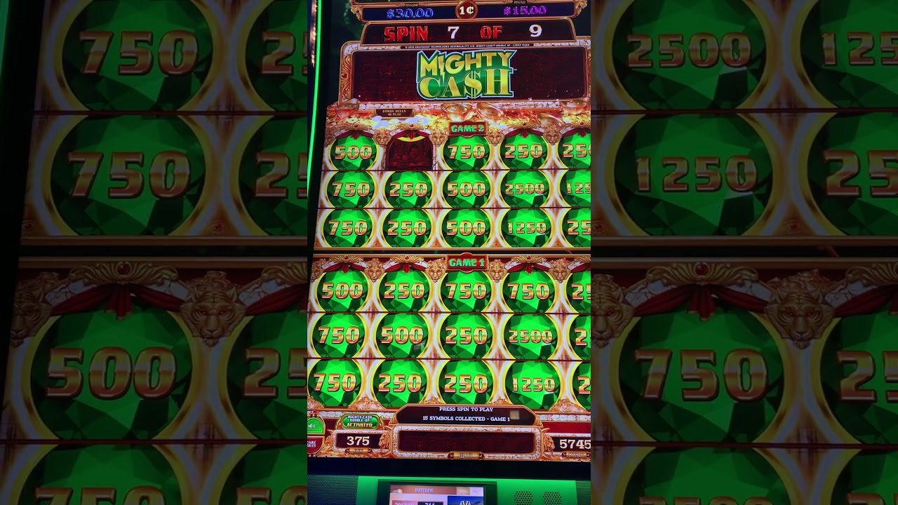 Double up mighty cash slot machine - YouTube