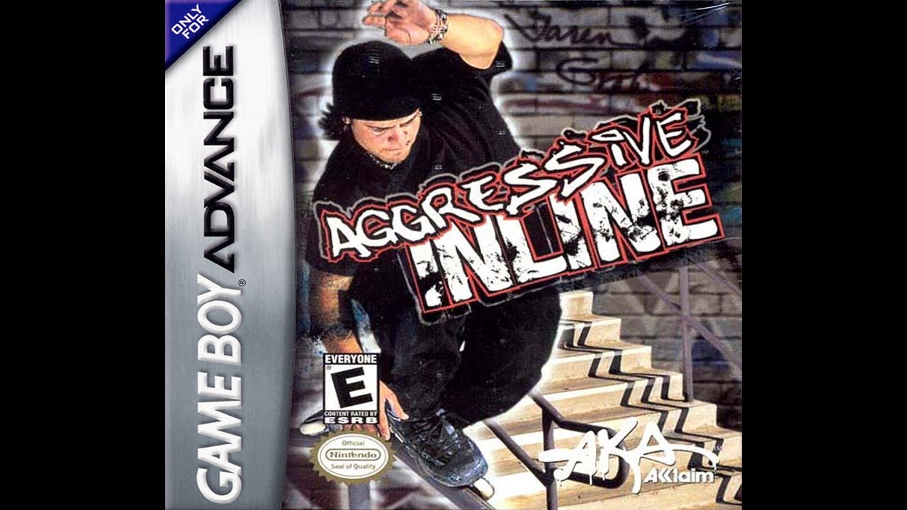 Game Boy Advance - Aggressive Inline 'Title & Demo' - YouTube