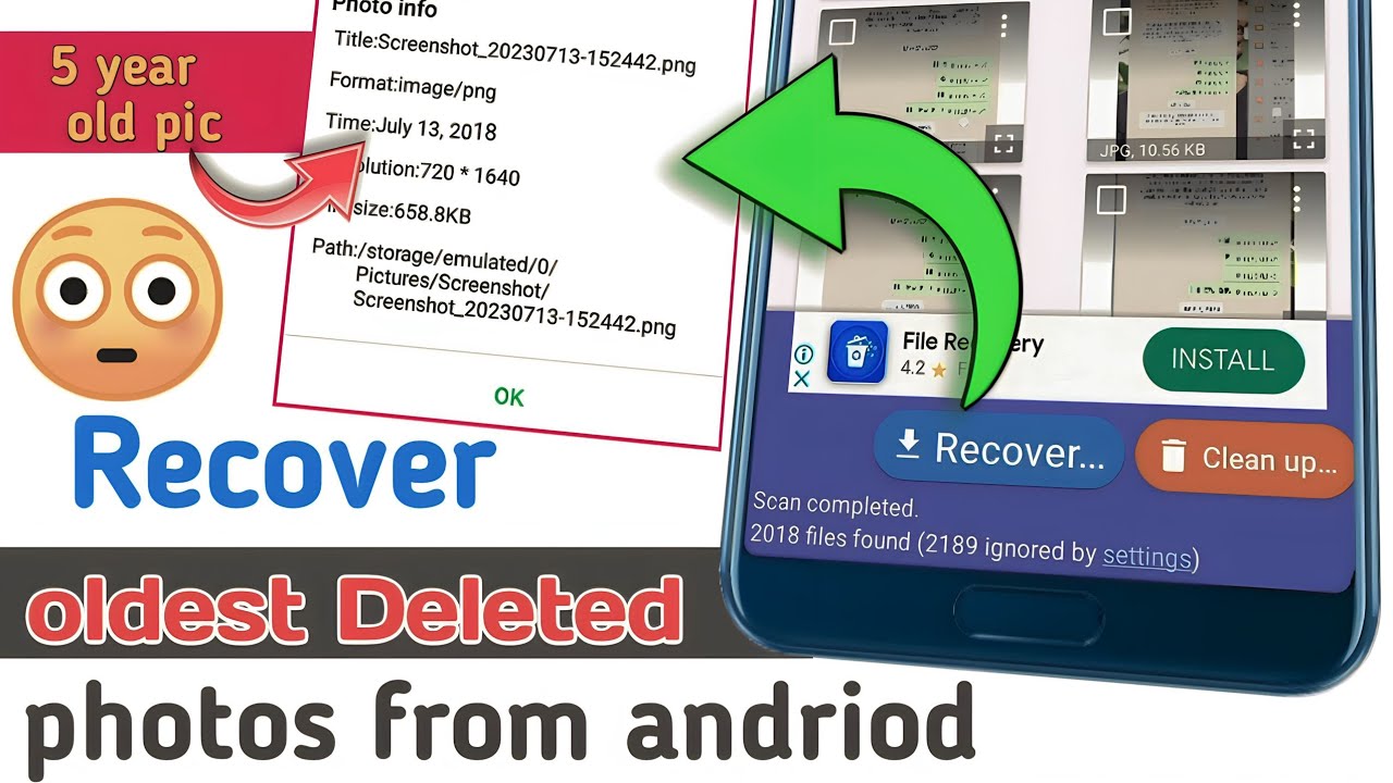 How to recover Deleted photos |How to restore deleted pictures from ...