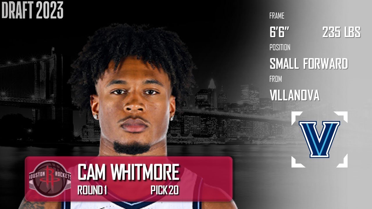 2023 NBA DRAFT: Cam Whitmore | Houston Rockets - YouTube