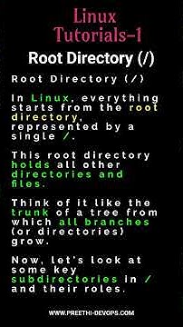 Linux Tutorial - Every one must know about directories under '"/" ( Root) - YouTube