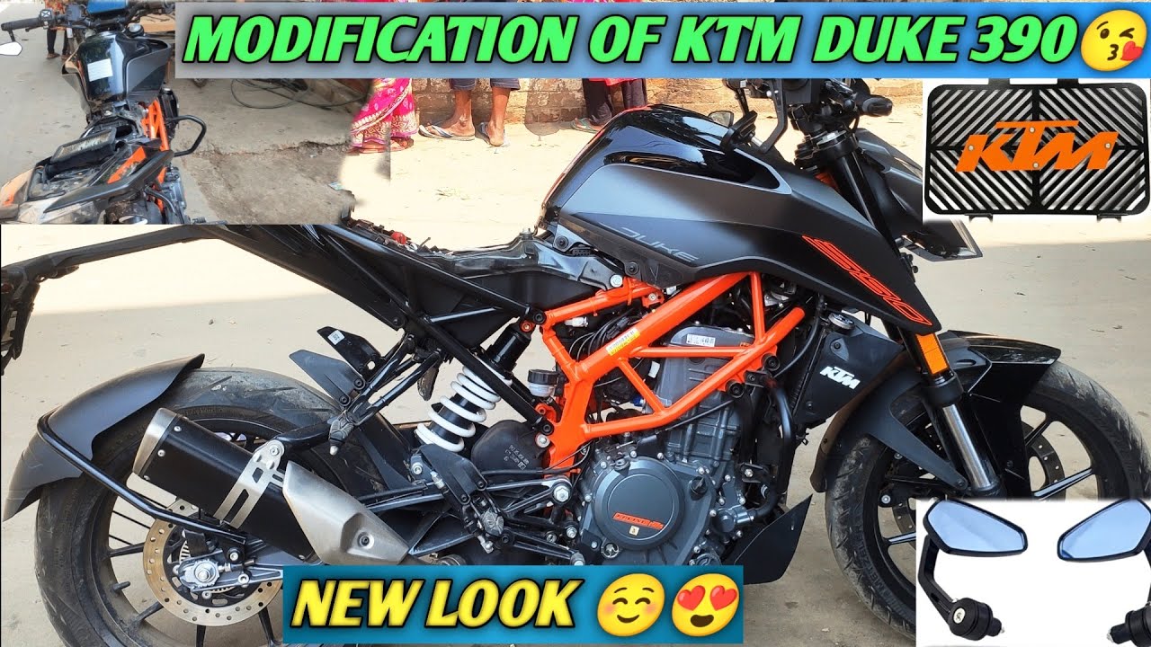 First Time Modification Of Ktm Duke 390 😁🔥 || Modified My Luffy 🔥 ...