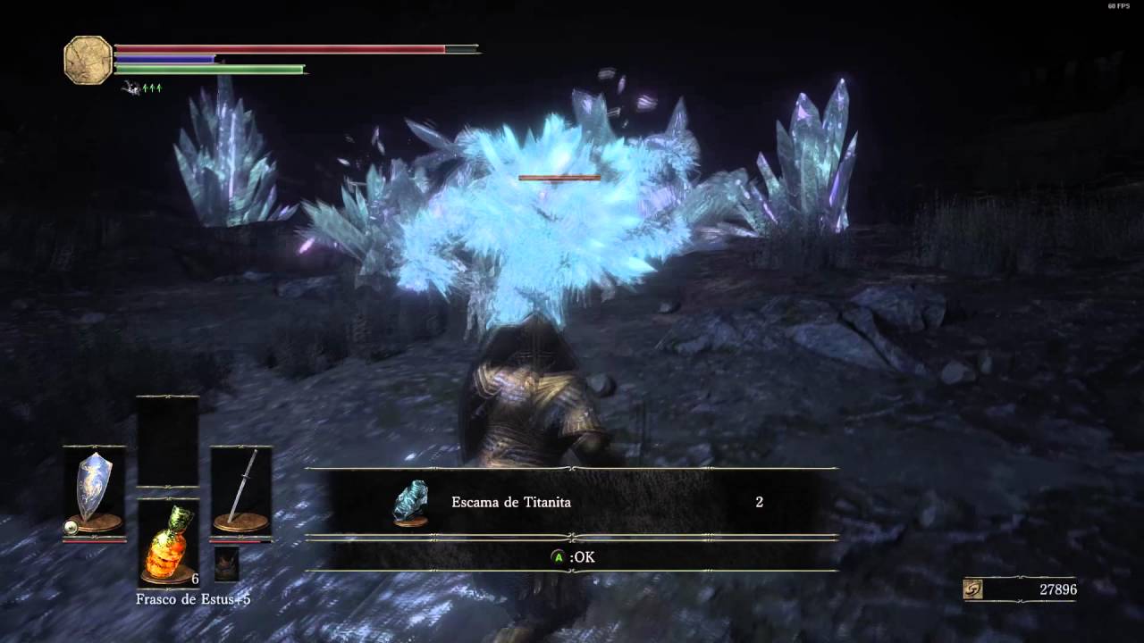 Dark Souls III - Untended Graves Big Crystal Lizards - YouTube