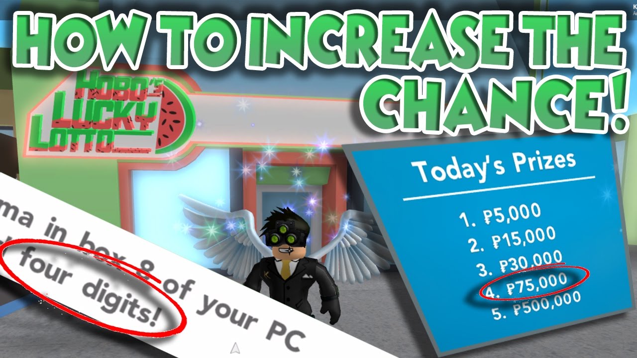 NEW DAILY LOTTERY UPDATE! HOW TO INCREASE THE WINNING CHANCE! - Roblox ...