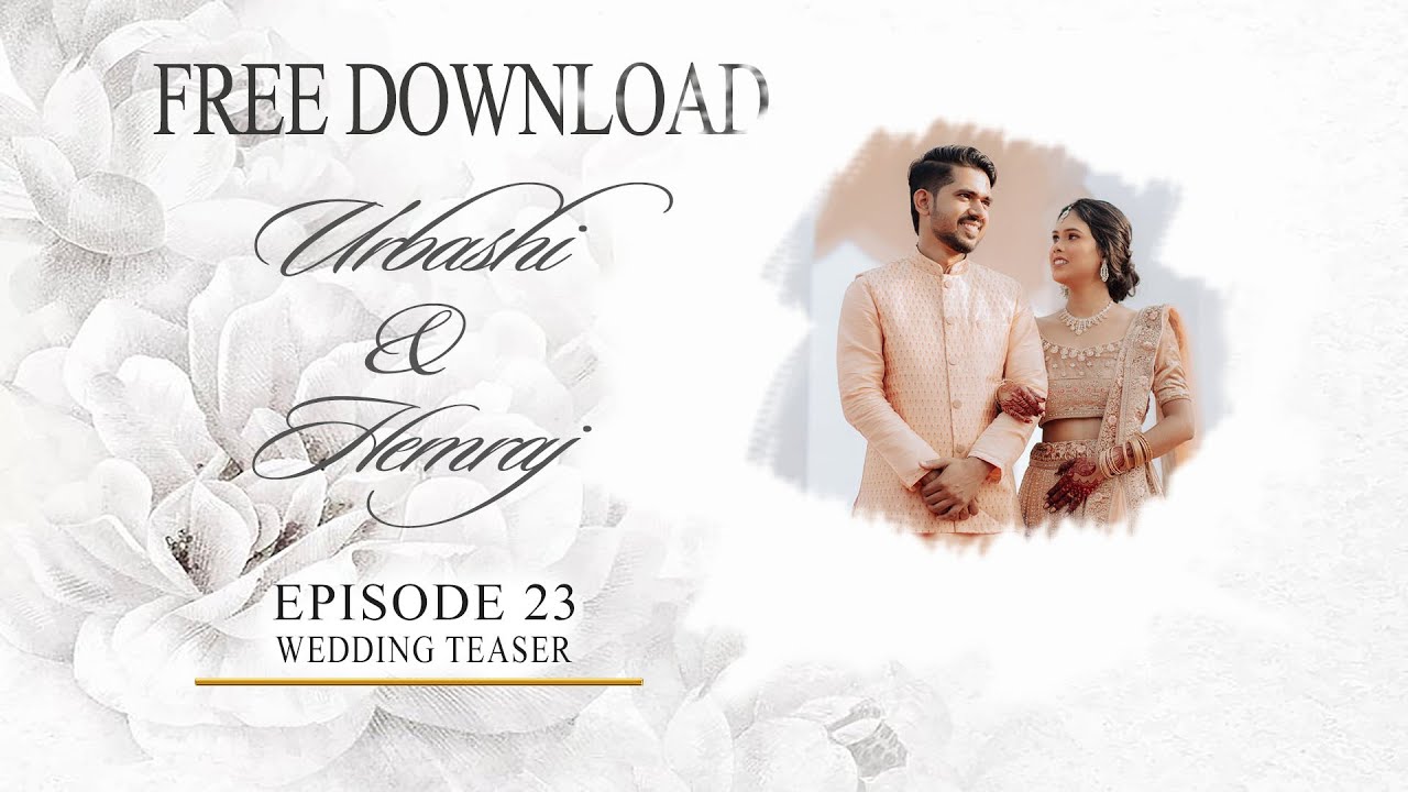 Wedding teaser project free download Premiere pro | Episode-23 | - YouTube