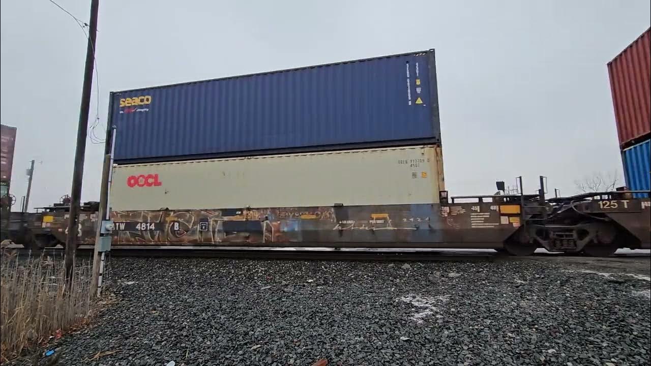 NS 272 with 3 engines rolling past Rockwood on 1/7/2024 - YouTube