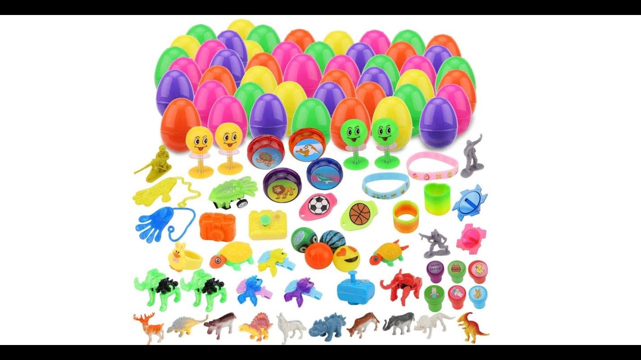 HUGE EGGS Surprise Toys Challenge Unboxing 100 Eggs water Toys! - YouTube