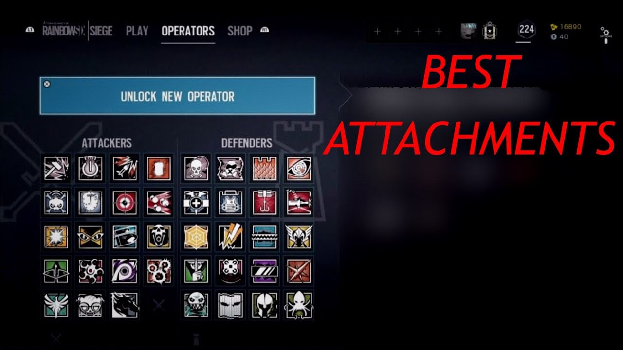 The BEST Weapon ATTACHMENTS + SETTINGS - Rainbow Six Siege - YouTube