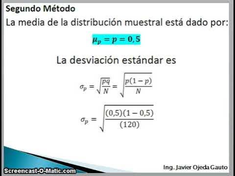 PROBABILIDAD Y ESTADÍSTICA: 03 DISTRIBUCIÓN MUESTRAL DE PROPORCIONES - YouTube