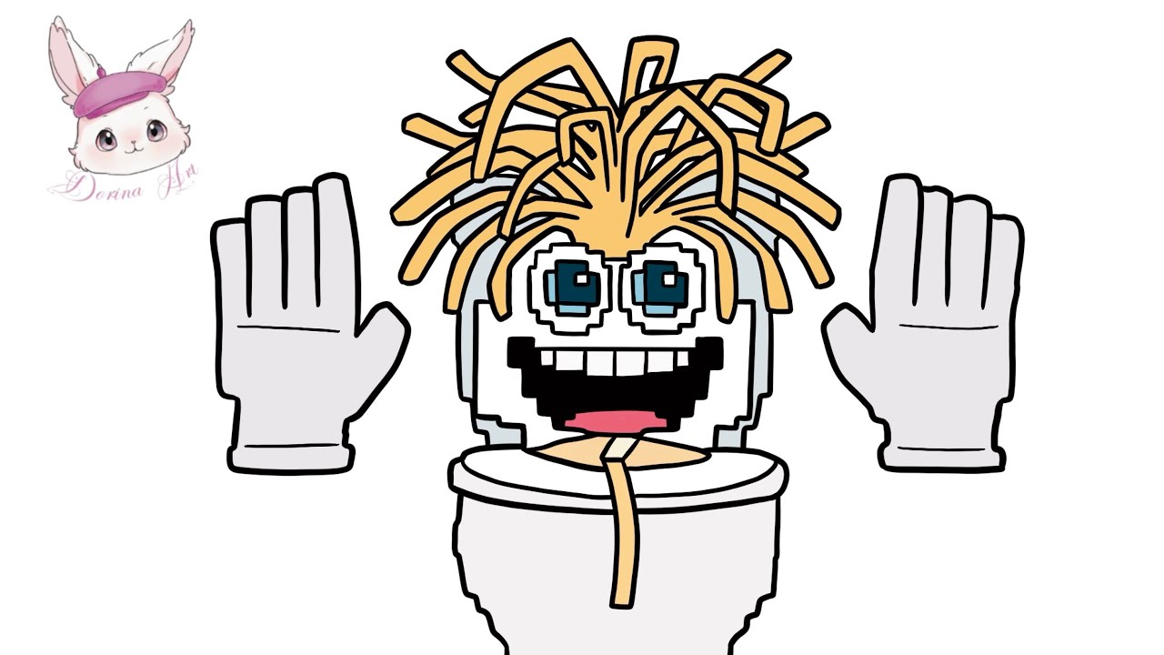 How to draw Spaghetti Tualetti from Steal a Brainrot (Roblox) - Step by ...